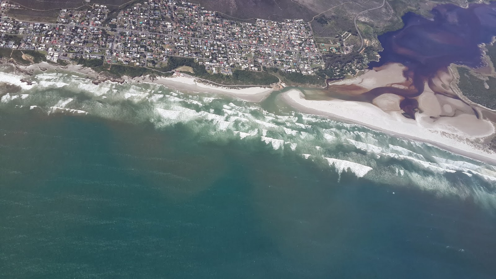 HERMANUS UNPUBLISHED: View of Grotto Beach and the Klein River estuary ...